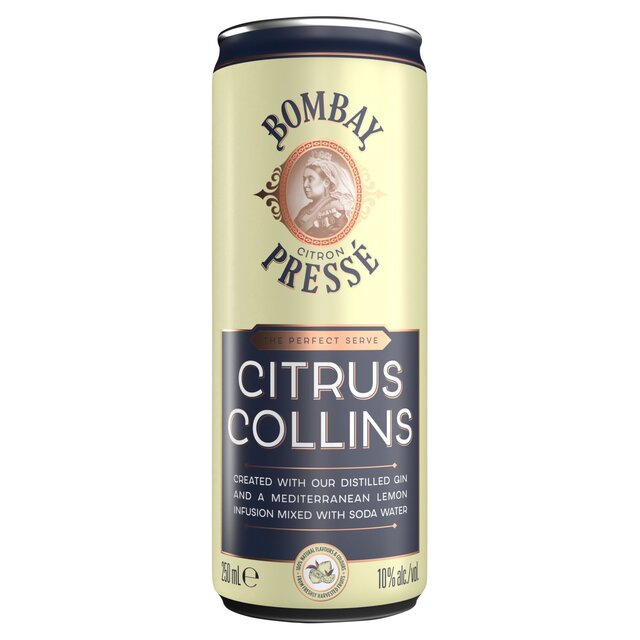 Bombay Presse Citrus Collins Lemon Gin Cocktail | Ocado Bombay Presse Citrus Collins Lemon Gin Cocktail | Ocado