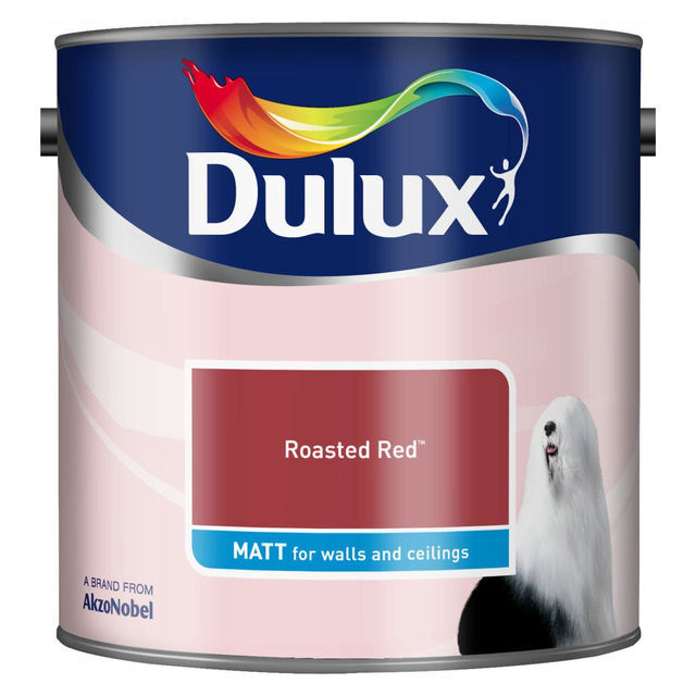 Dulux Matt Emulsion Paint Roasted Red 2.5L from Ocado Dulux Matt Emulsion Paint Roasted Red 2.5L from Ocado